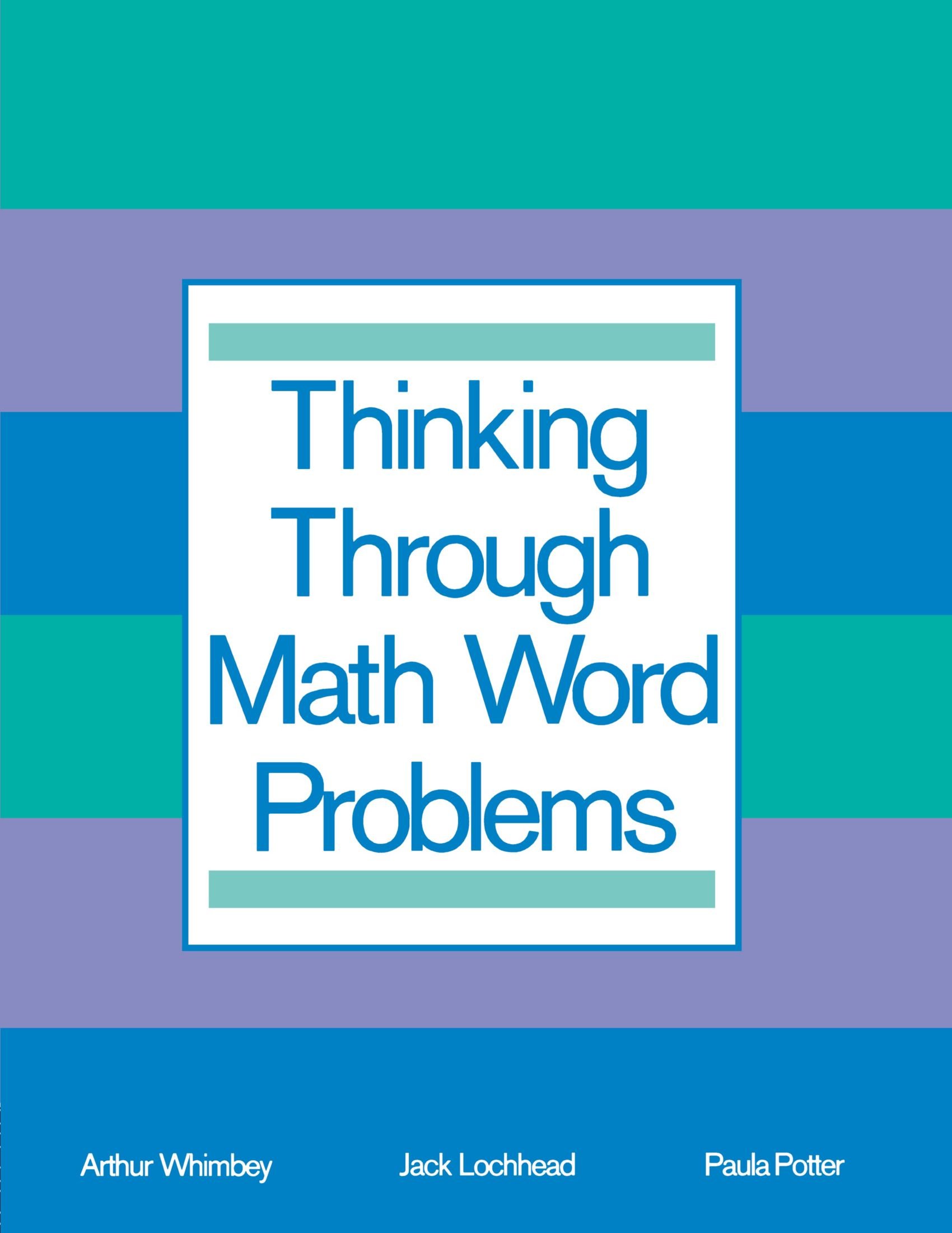 Thinking Through Math Word Problems: Strategies for Intermediate ...