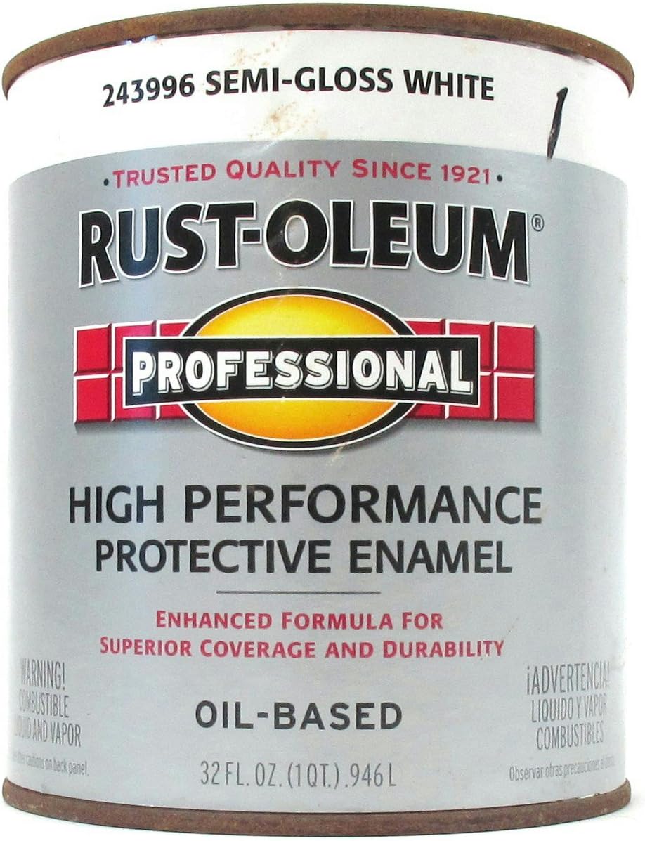 Rust-Oleum Quart Interior/Exterior Soft-Gloss White Paint - Amazon.com