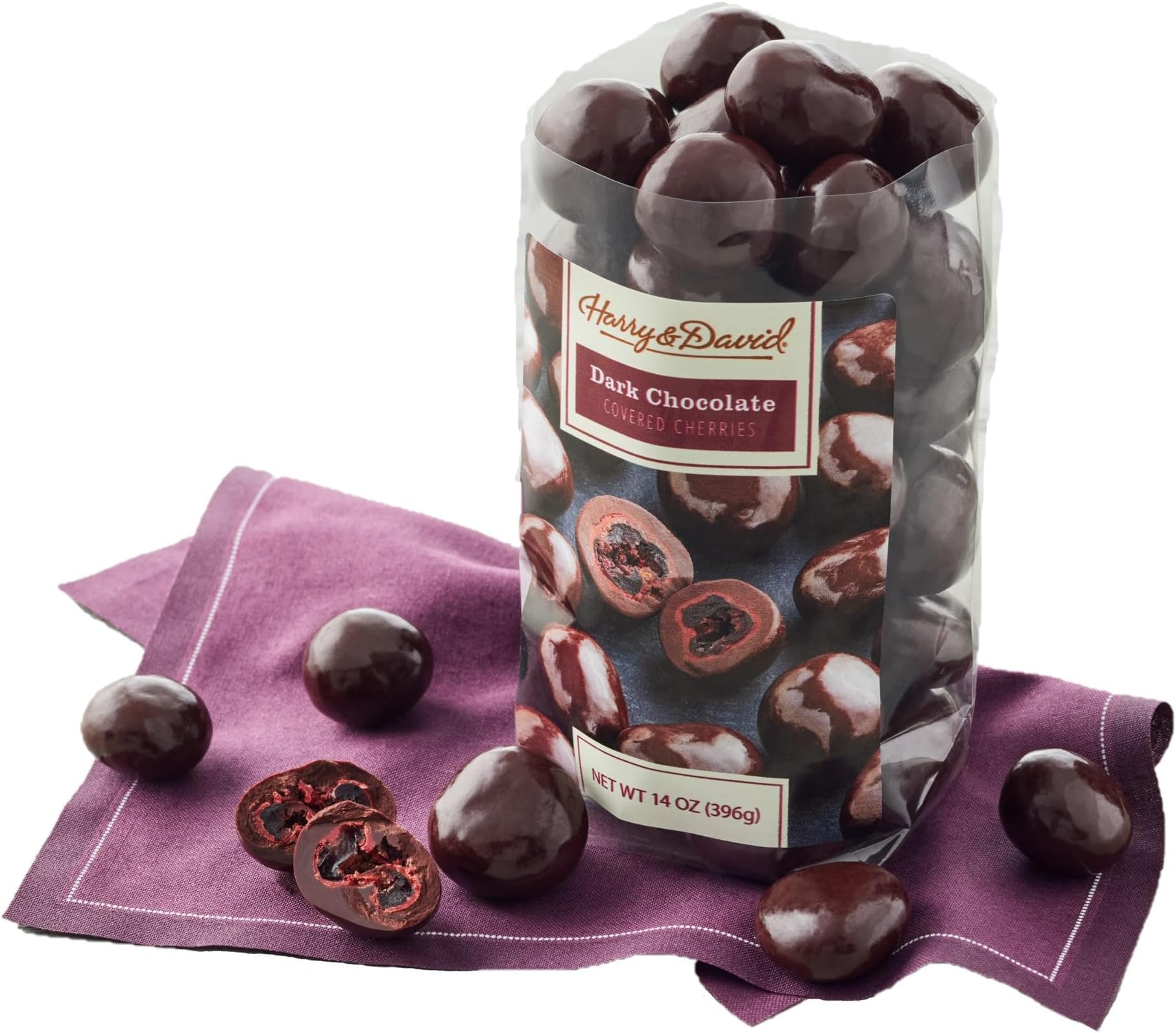 Amazon.com : Harry & David Dark Chocolate-Covered Cherries - 14Oz, Dark ...