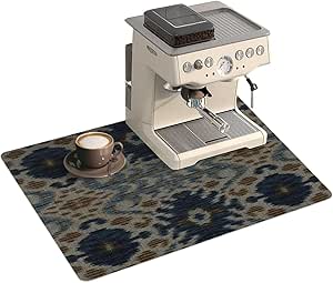 Amazon.com: Abstract Art Coffee Mat 12x20 Inch Hide Stain Absorbent ...