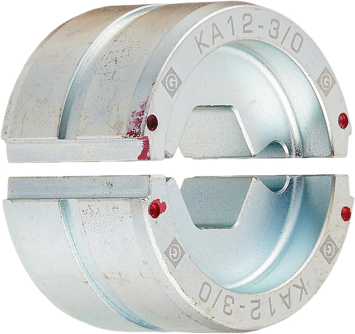 Greenlee KA12-3/0 DIE,CRIMPING (KA12-3/0 AL), Ruby - Crimpers - Amazon.com