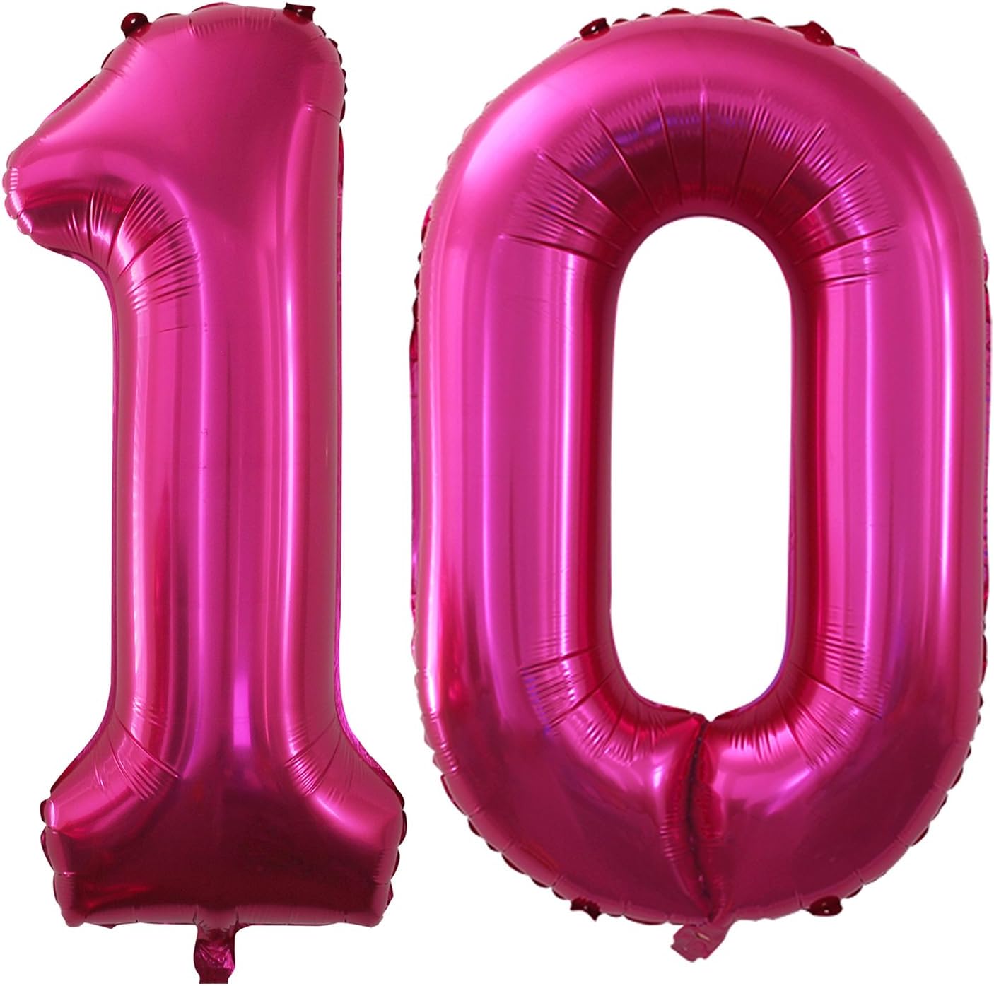 Amazon.com: GOER Number 10 Balloons for 10th Birthday Party Decorations ...