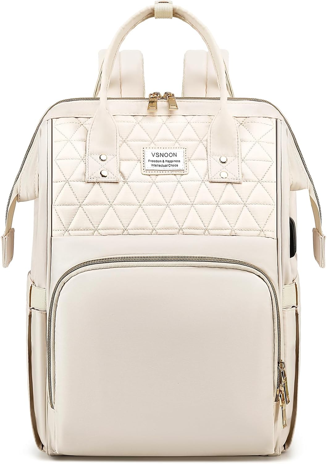 VSNOON Laptop Backpack for Women,15.6 Inch Stylish Laptop Rucksack Wide ...