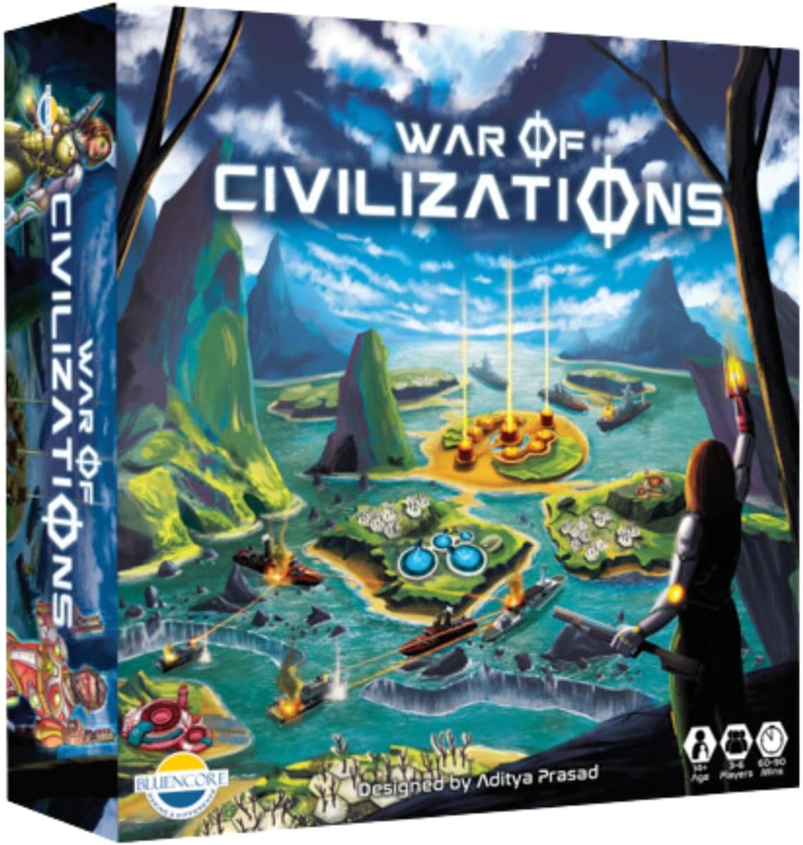 Buy War of Civilizations | Deluxe Edition with Wooden Meeples | A 4X ...