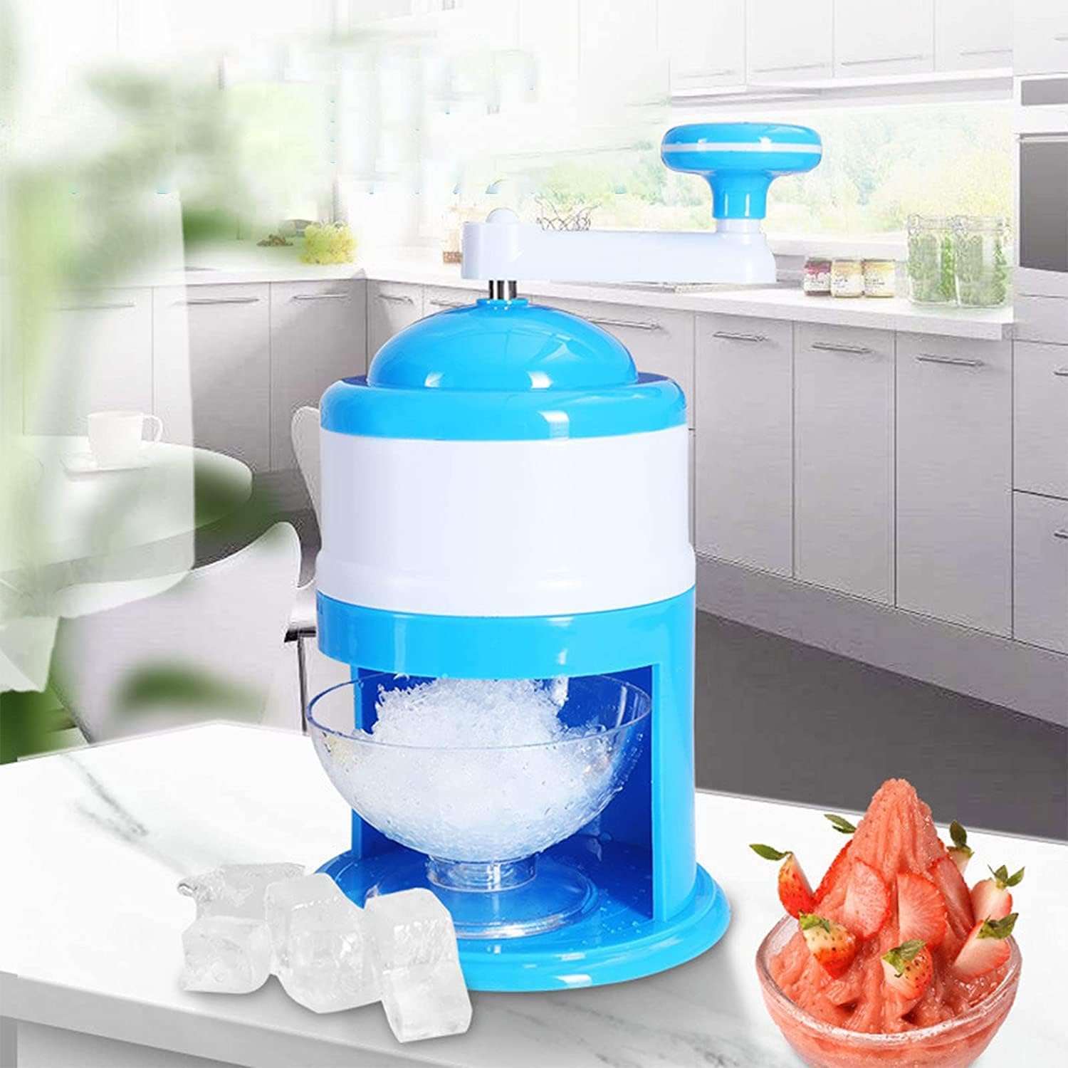 Amazon.com | Portable Ice Crusher and Ice Shaver, Manual Ice Shaver ...