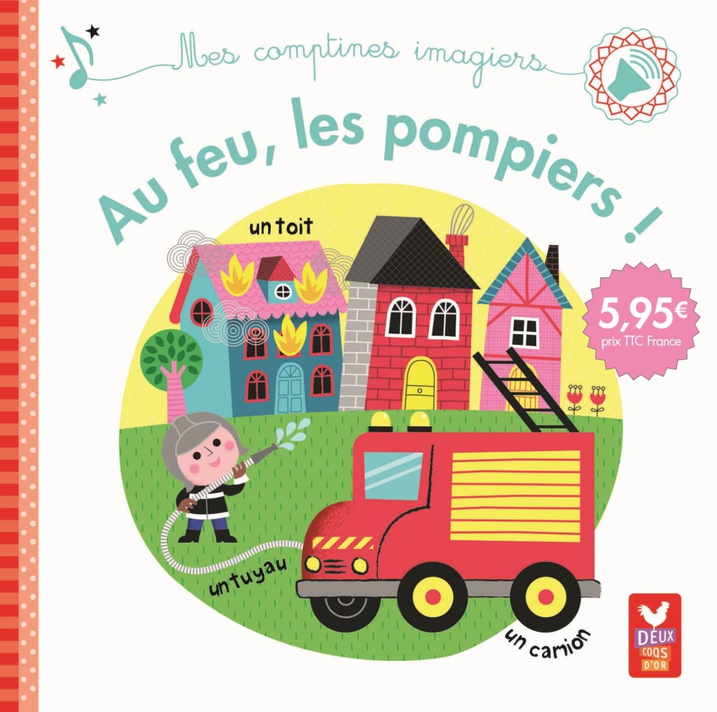 Amazon.com: Au feu les pompiers ! - livre sonore: 9782012910409 ...