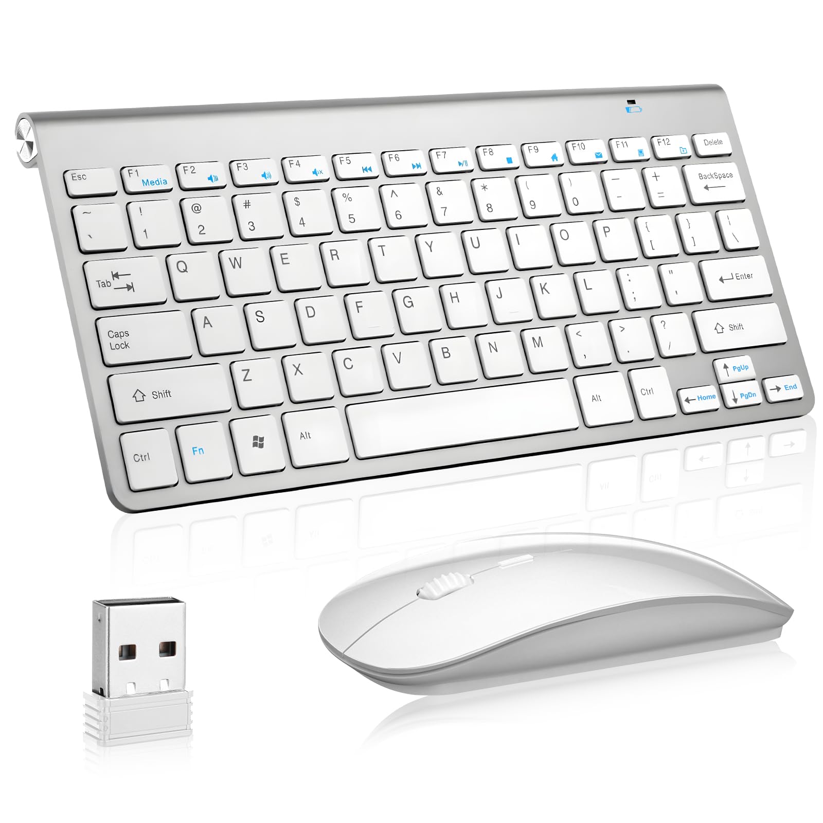 Yostyle Kit Teclado y Ratón Inalámbrico,Combo Teclado y Mouse Ergonomía ...