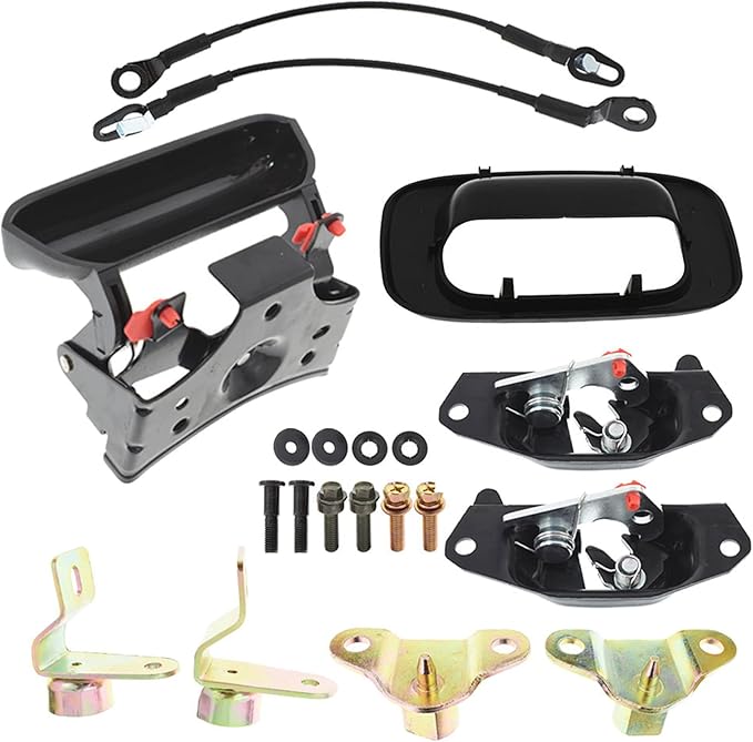 Amazon.com: Silscvtt Steel and Plastic Tailgate Handle Hinge Latch ...