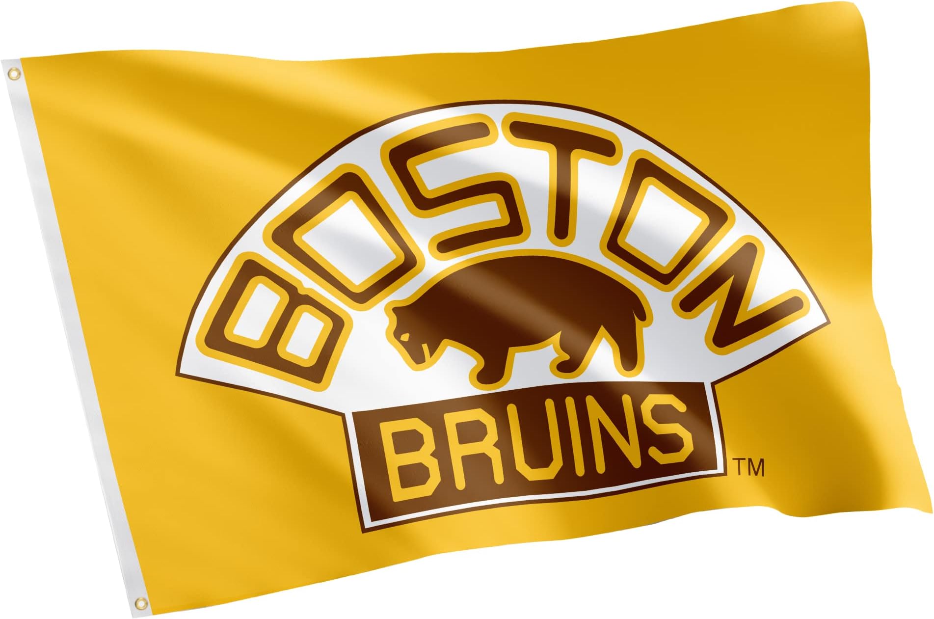 Amazon.com : Boston Bruins Gold Flag 3x5 Feet Banner : Sports & Outdoors