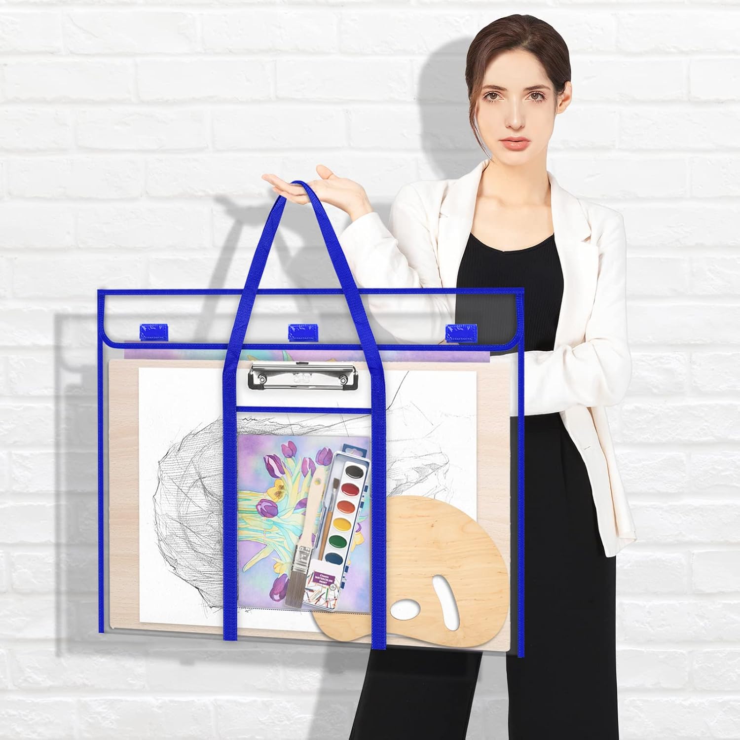 Amazon.com: Bulletin Board Poster Storage Bag Large Organizer for ...