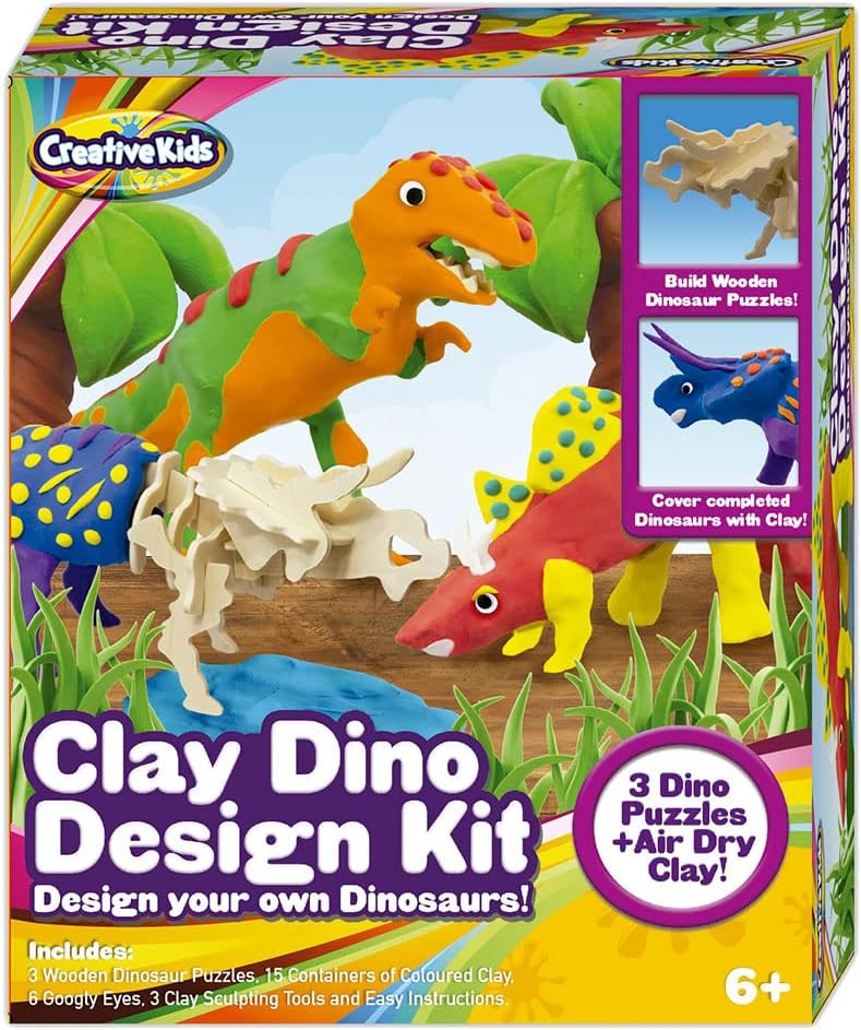 Dinosaur Slime Kit for Kids – Arts & Crafts Kids Ages 6-12- Make Build ...