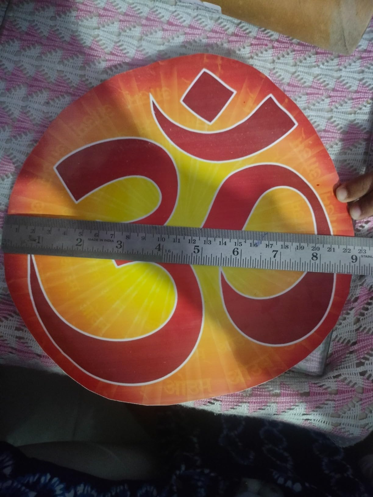 Techgifti Om Mantra Diwali, Navratri Wall Sticker for Living Room, Kids ...