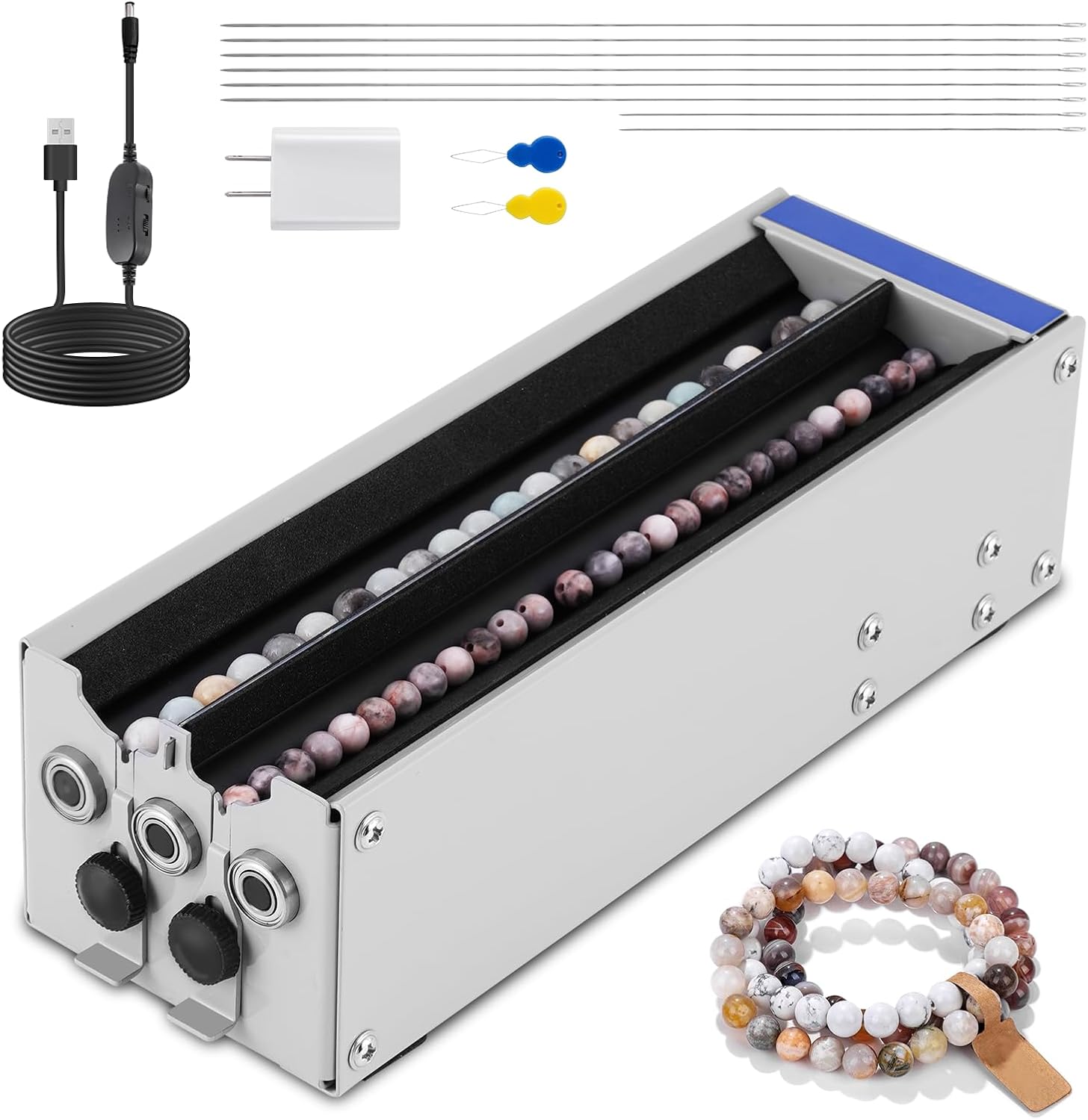 Amazon.com: Electric Bead Spinner Stainless Steel Beading Machine for 1 ...