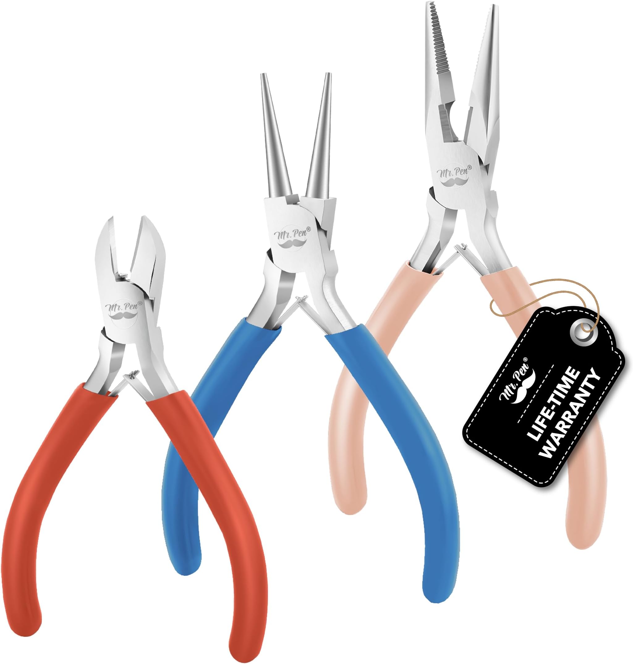 Amazon.com: Mr. Pen- Jewelry Pliers, 3 Pack, Jewelry Making kit, Pliers ...