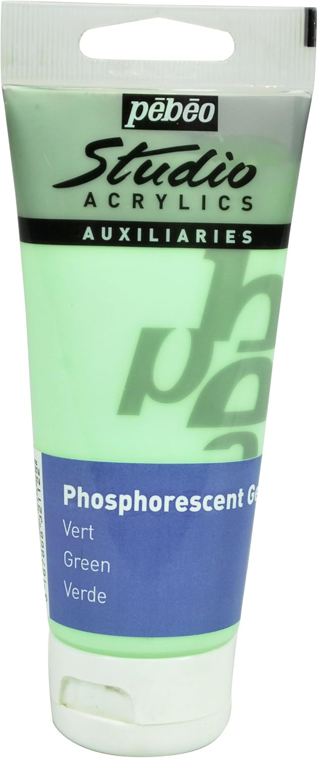 Amazon.com: PEBEO - Acrylic Fine Studio Acrylics - Phosphorescent Gel ...