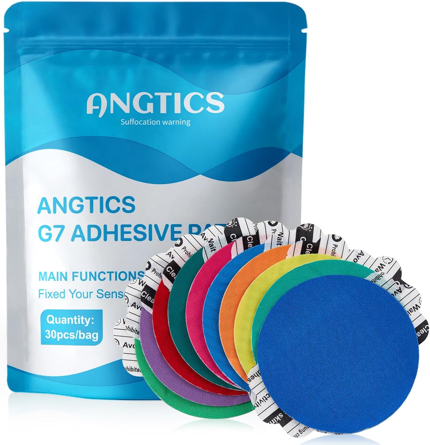 Amazon.com: ANGTICS Dexcom G7 Adhesive Patches 30PCS, Waterproof & High ...