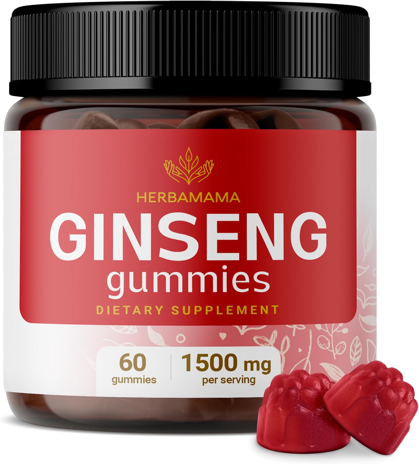 Amazon.com: HERBAMAMA Brain Booster Gummies - Memory Supplement for ...