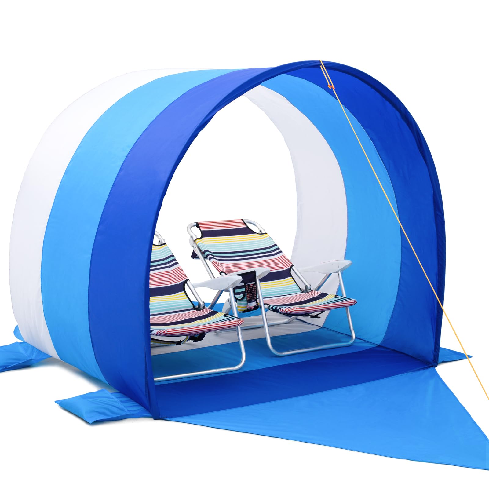 Snapklik.com : Tengou Large Portable Beach Tent, Beach Shade For 4-6 ...