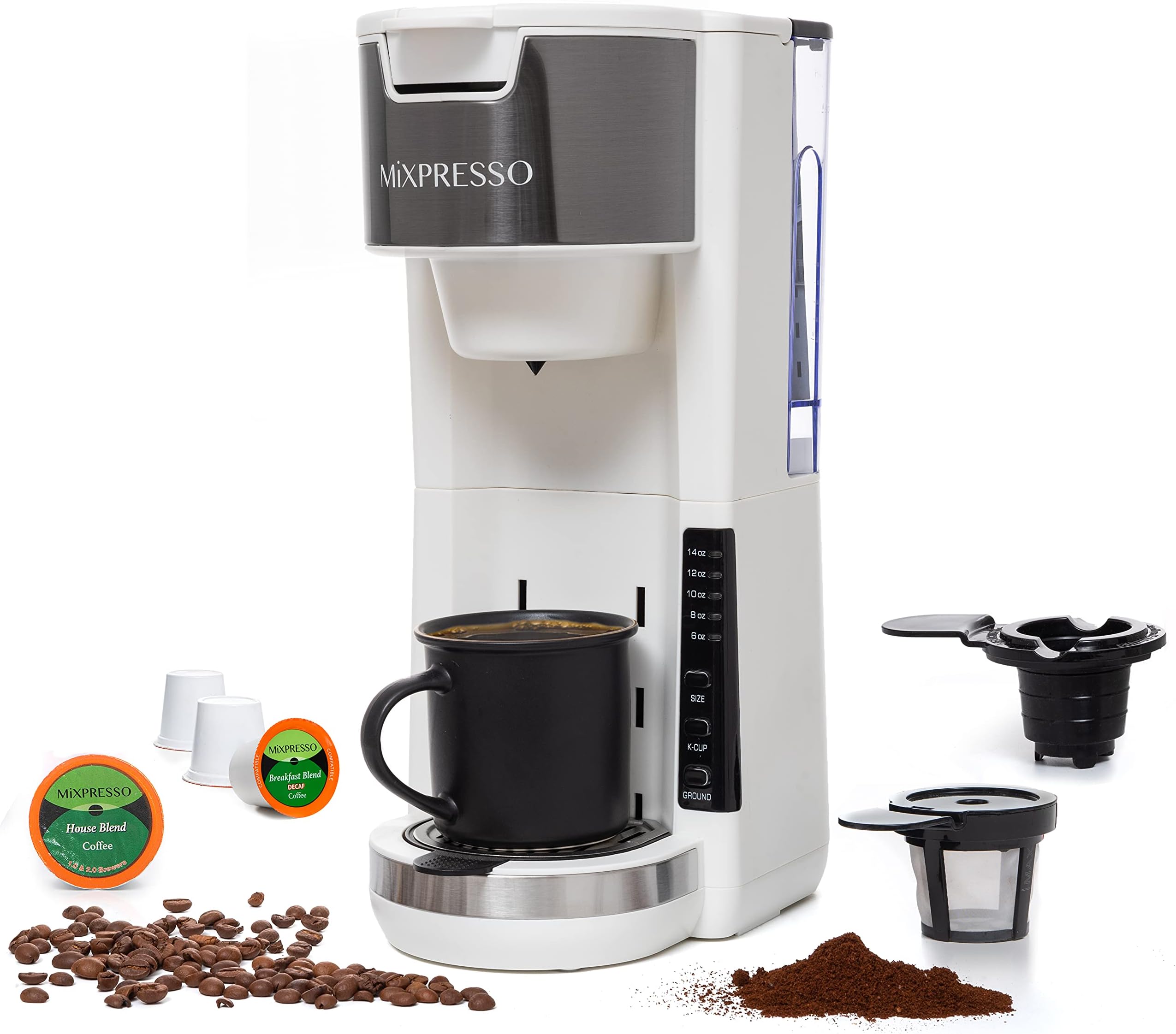Amazon.com: Ninja Pods & Grounds Single-Serve Coffee Maker, K-Cup Pod ...