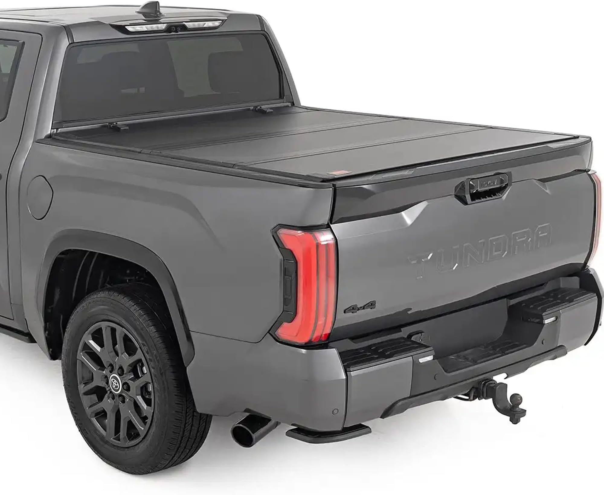 Amazon.com: Rough Country Hard Flip-Up Truck Bed Tonneau Cover for ...