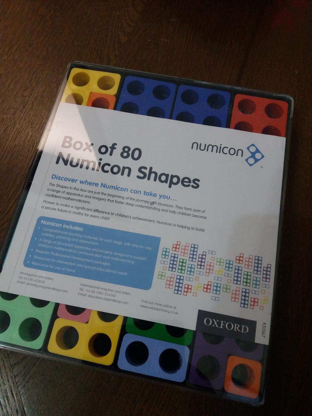Numicon: Box of 80 Numicon Shapes : Oxford University Press: Amazon.it ...
