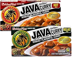 House Foods Java Curry Mix Block (9 Serves) 185g - Hot and Medium Hot ...