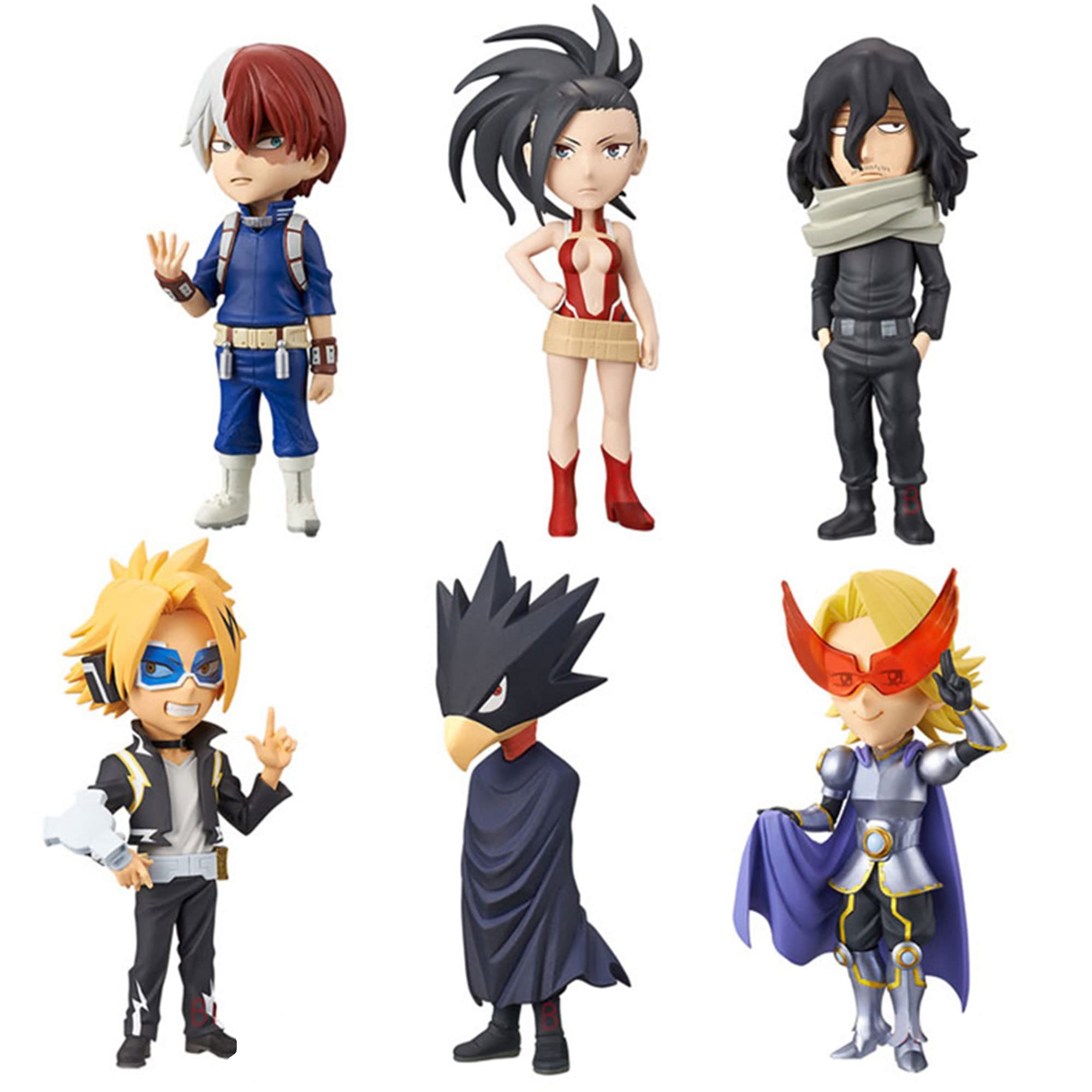 Jilijia6 Piece My Hero Academia Figures Aizawa Shota Kaminari Denki ...