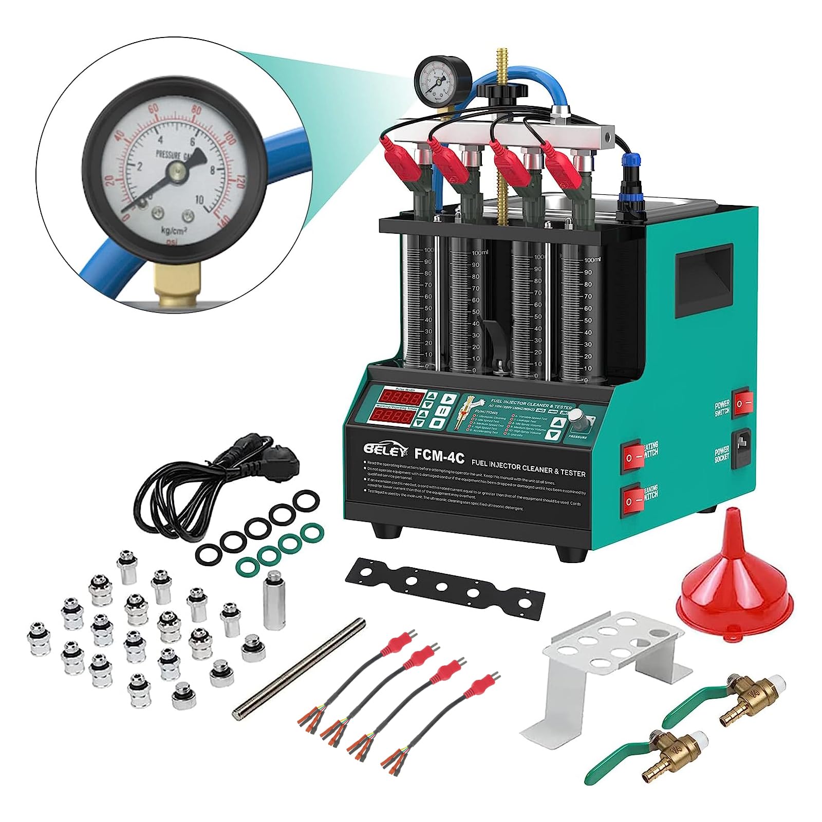 Snapklik.com : BELEY Fuel Injector Tester Automotive Ultrasonic Fuel ...