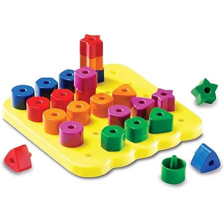 Amazon.com: Discovery Toys Giant PEGBOARD with Stacking Shapes ...