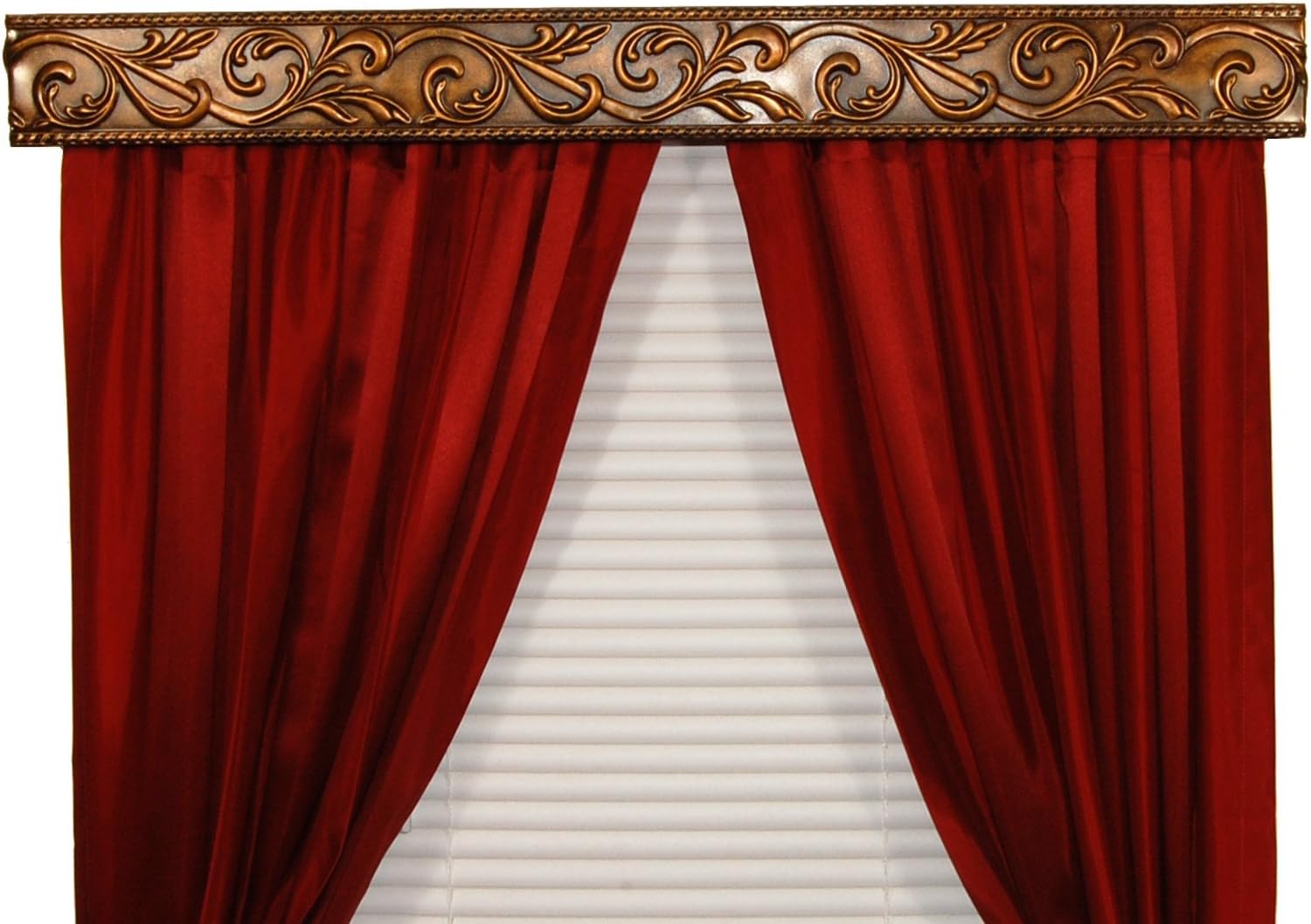 Amazon.com: BCL Drapery Hardware 40AVAG Curtain Rod Valance, Acanthus ...
