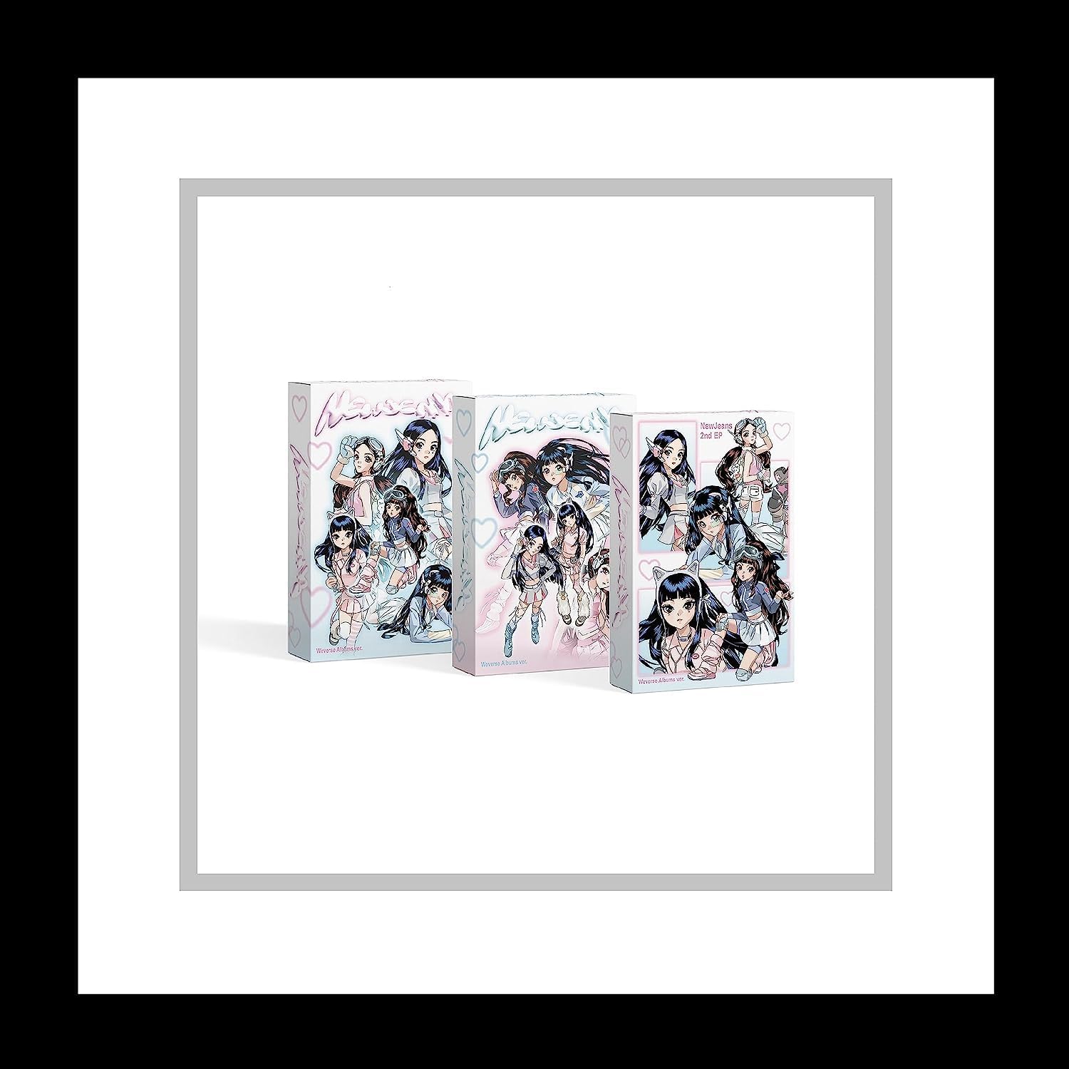 Amazon.com: NewJeans Get Up 2nd EP Album Weverse Version Out Box+QR ...
