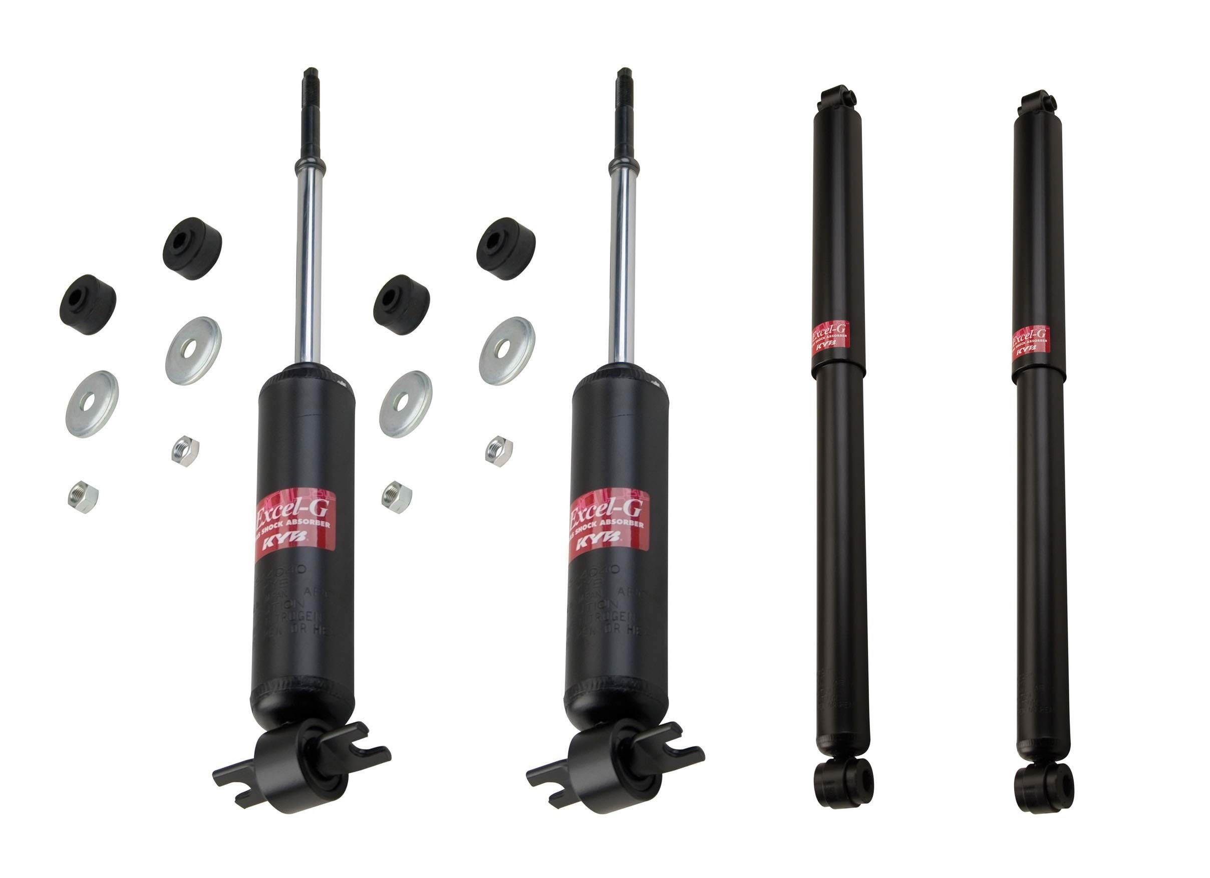 Amazon.com: Newparts Front & Rear Suspension Shock Absorbers Kit For ...
