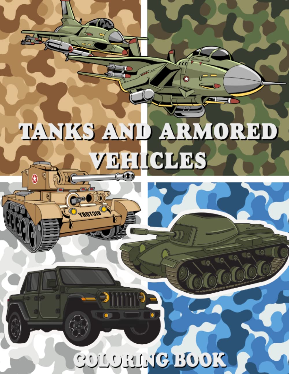 Tanks And Armored Vehicles Coloring Book Awesome Armored Trucks Weapons ...