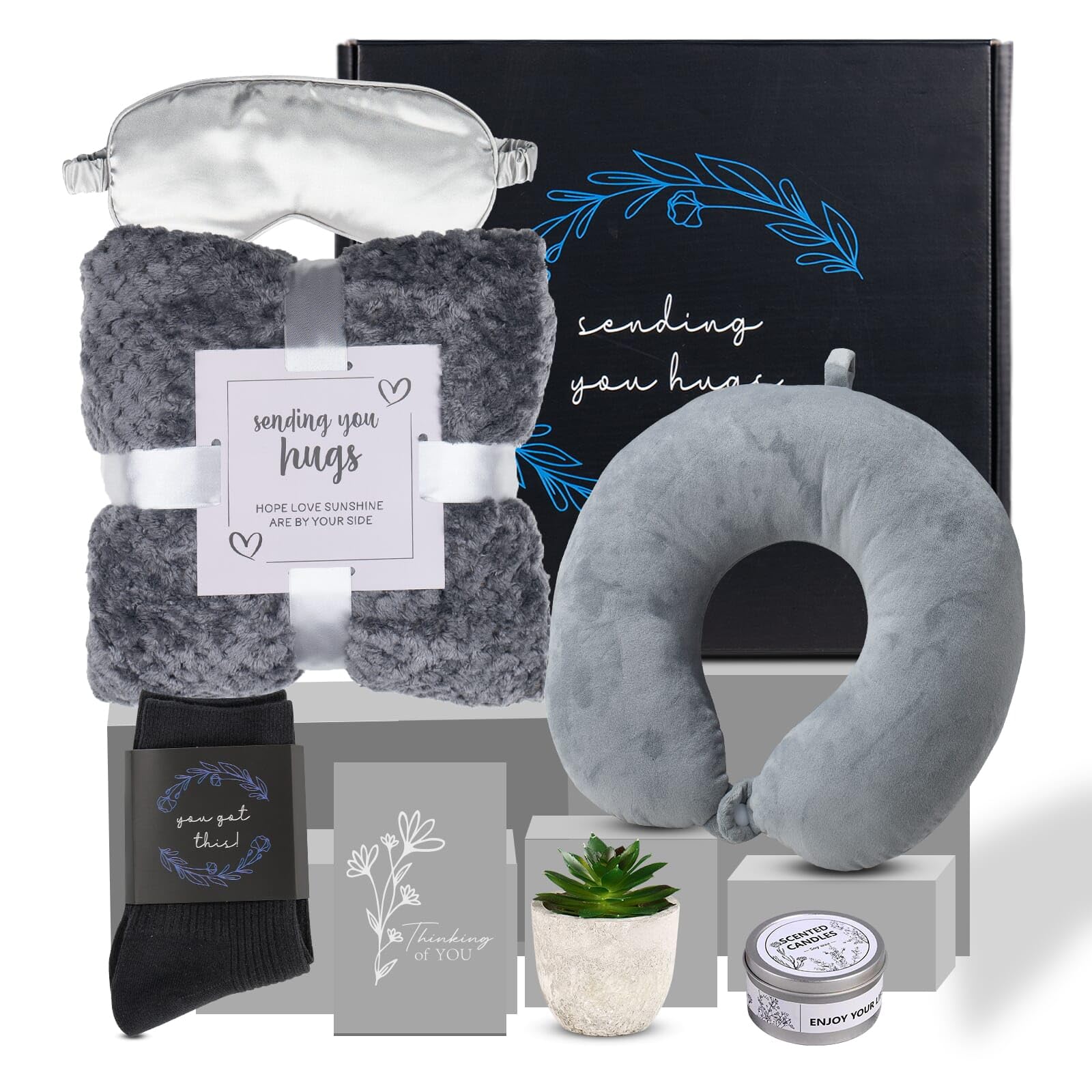Amazon.com: Get Well Soon Gift Basket Men, Self Care Gifts For Men, Get ...