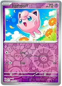 Pokemon - Jigglypuff 083/193 - Paldea Evolved - Tarjeta holográfica ...
