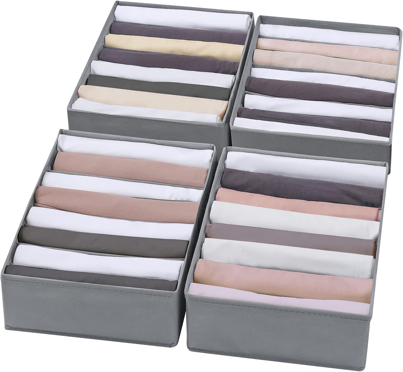 Amazon.com: EASEVE 6 Pack Wardrobe Closet Organizer and Storage for ...