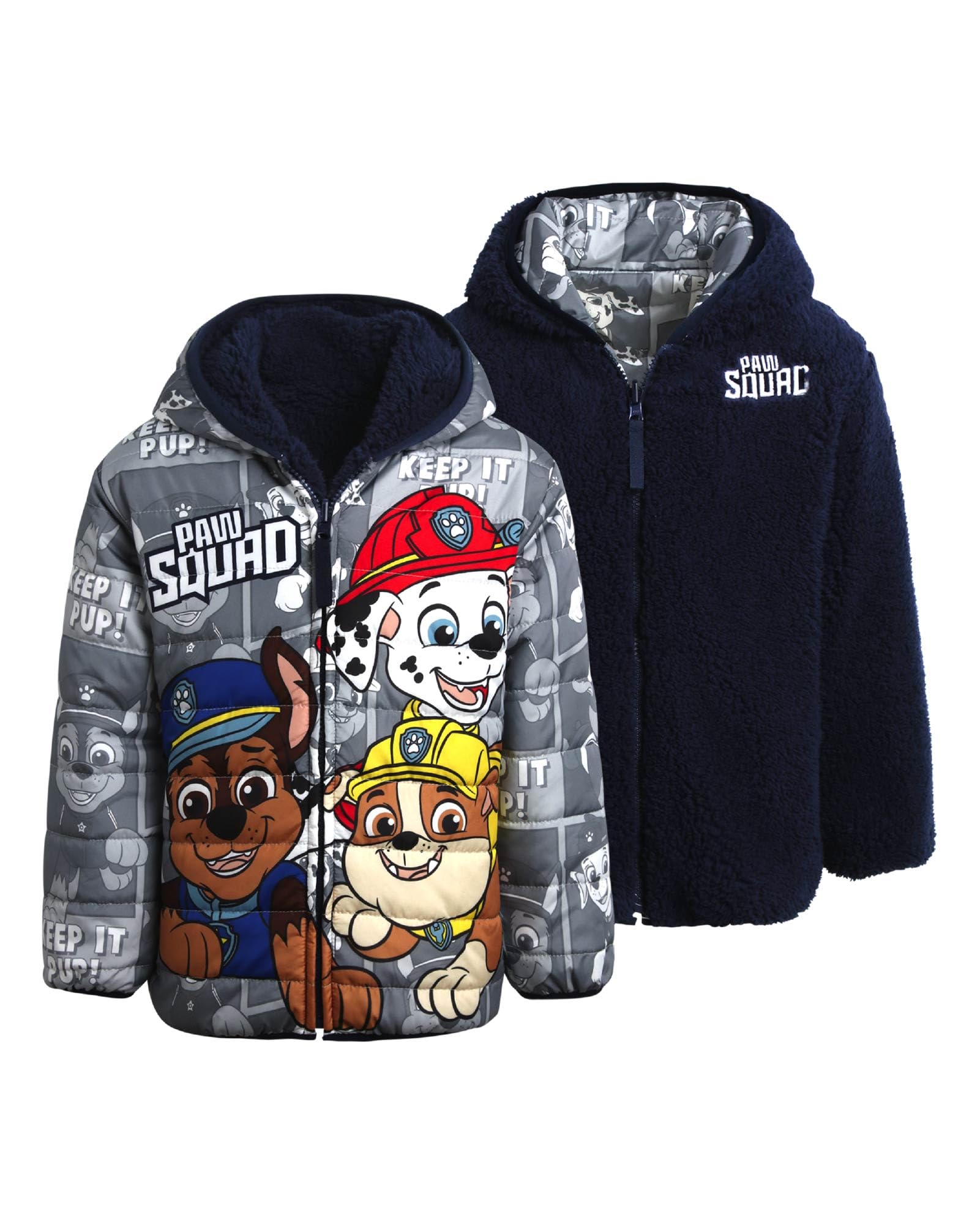 Snapklik.com : Nickelodeon Paw Patrol Boys Puffer Jacket - Chase ...