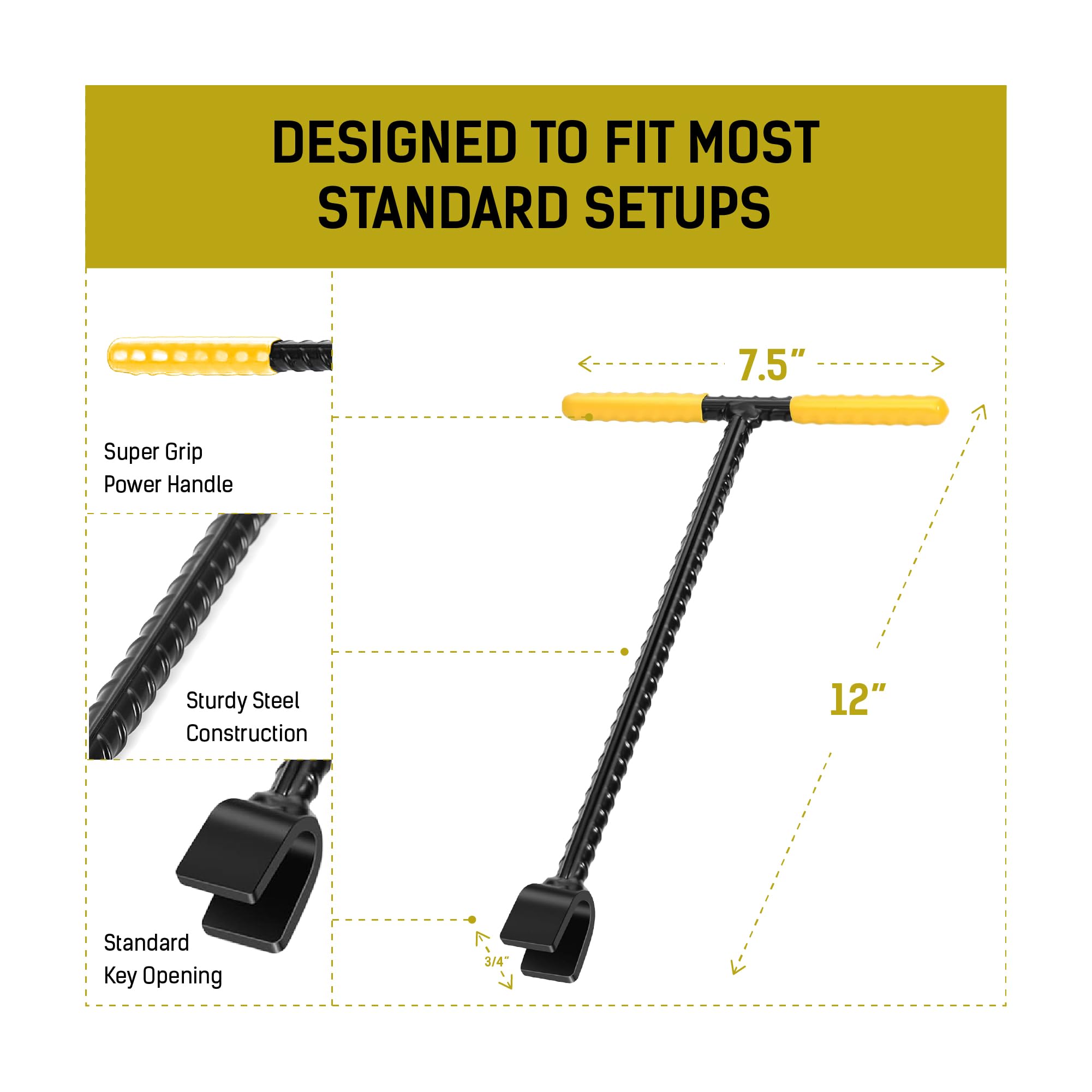 Snapklik.com : LOSTRONAUT 12" Water Meter Key - Professional Garden And ...