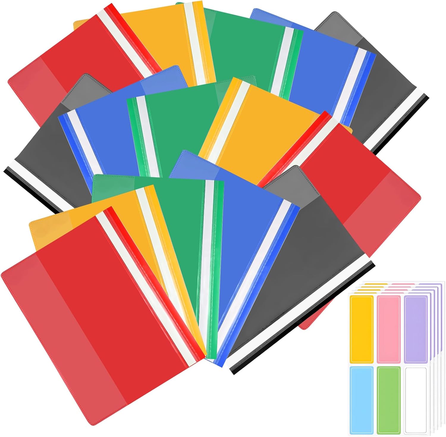 15 PCS A4 Project Folder Plastic Presentation Project Folder File ...