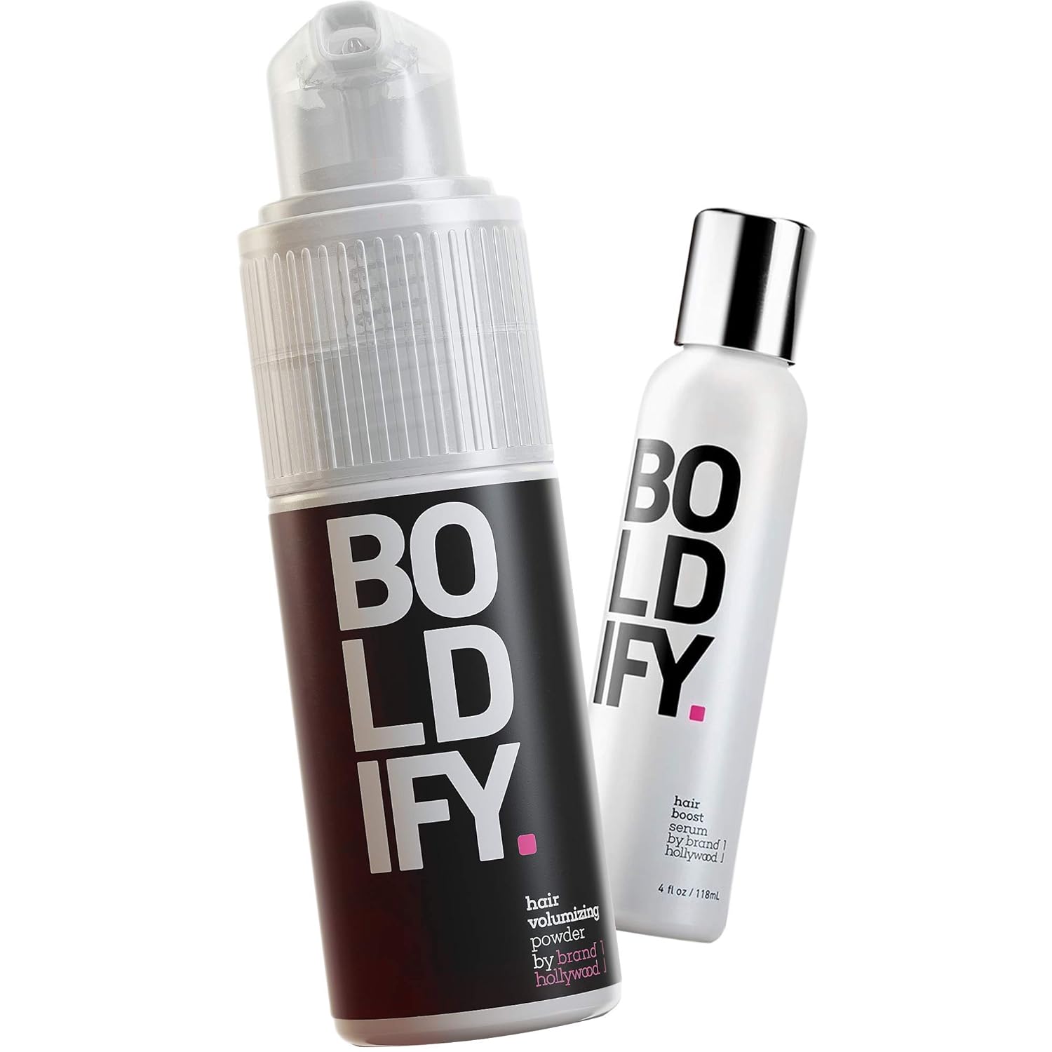 Amazon.com : Boldify Hair Volumizer Powder + Boost Serum Silk & Shine ...