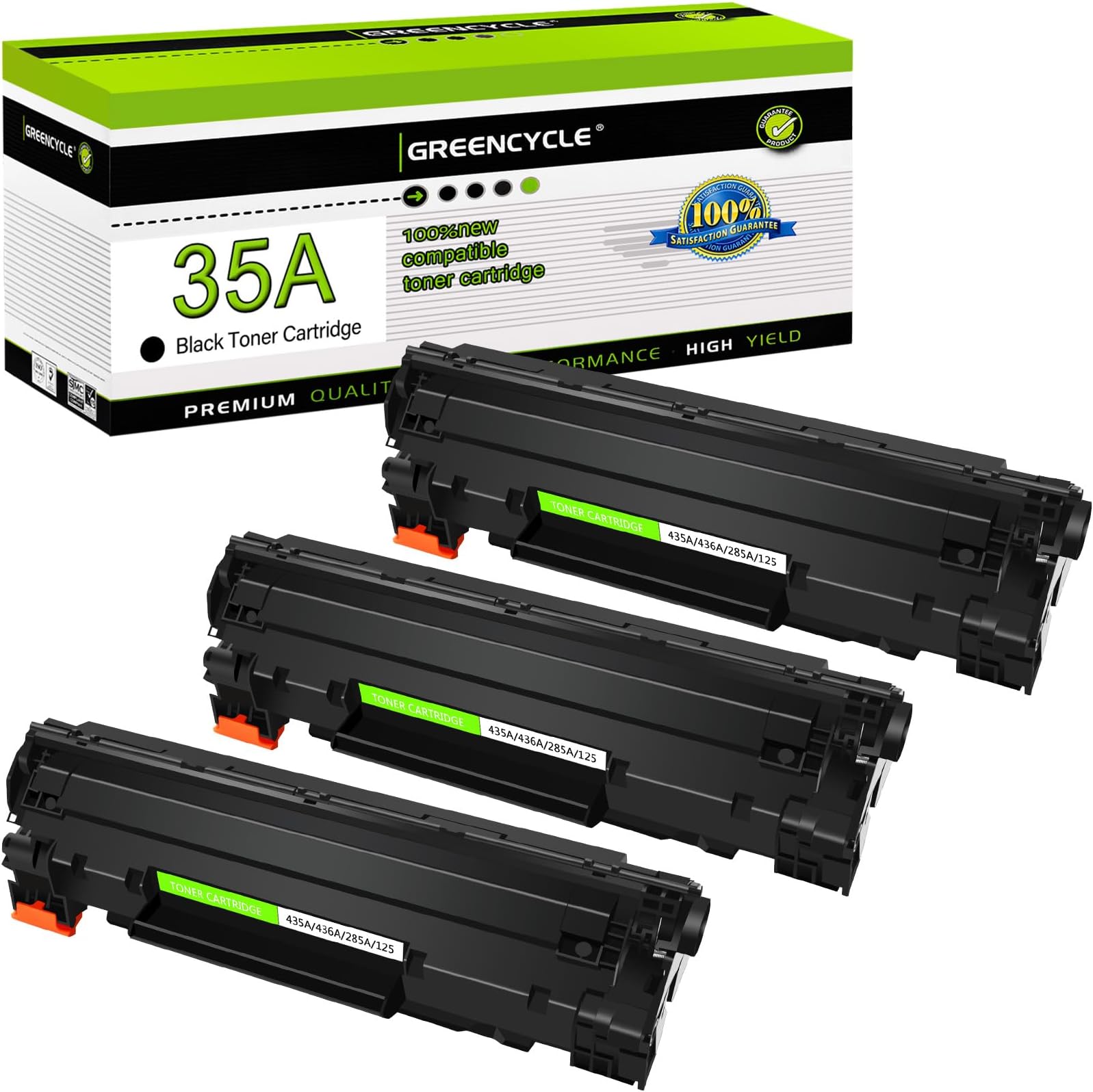 Amazon.com: Inksters of America Compatible Black Toner Cartridge ...