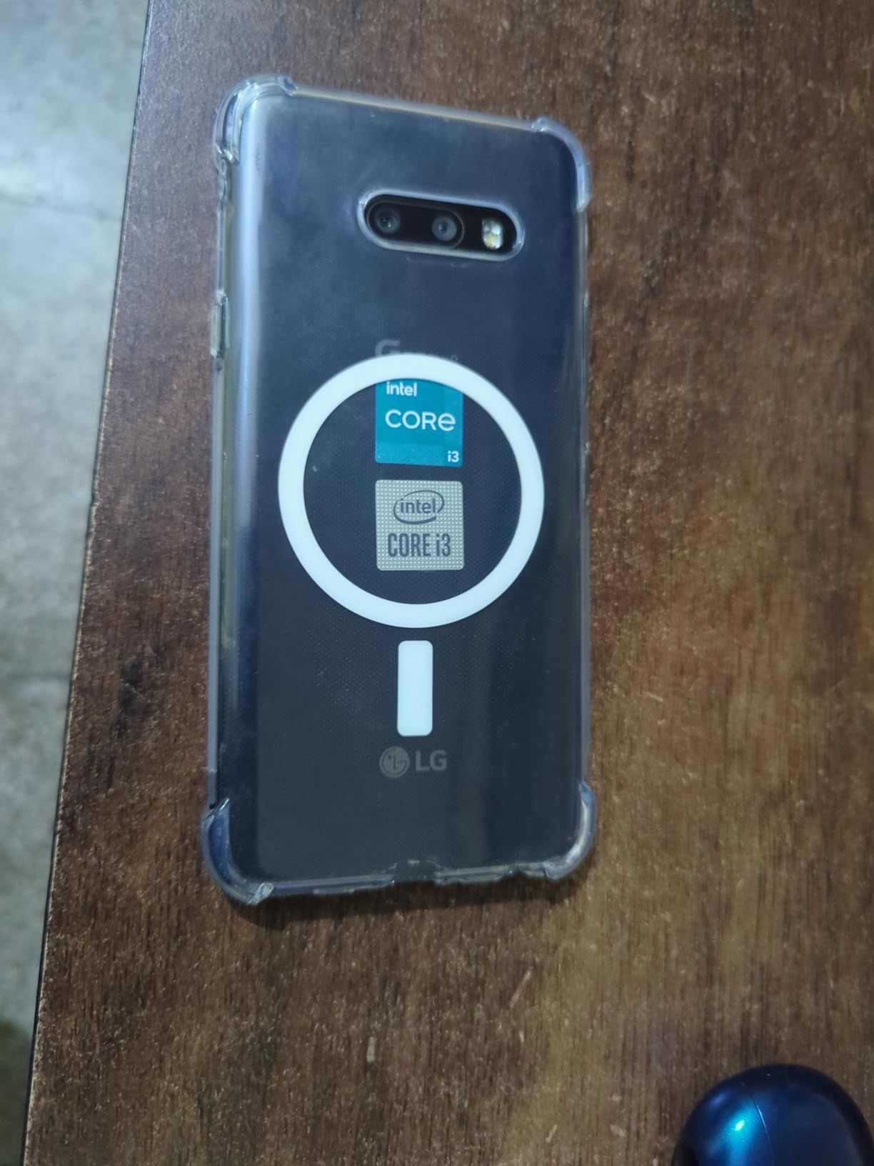 Plus Rubber Soft Transparent Magsafe Back Cover for LG G8X Thinq ...