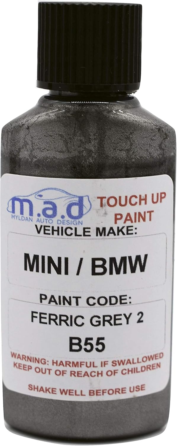 madAUTO TOUCH UP PAINT FOR BMW FERRIC GREY 2 ALLOY WHEEL B55 TOUCH UP ...