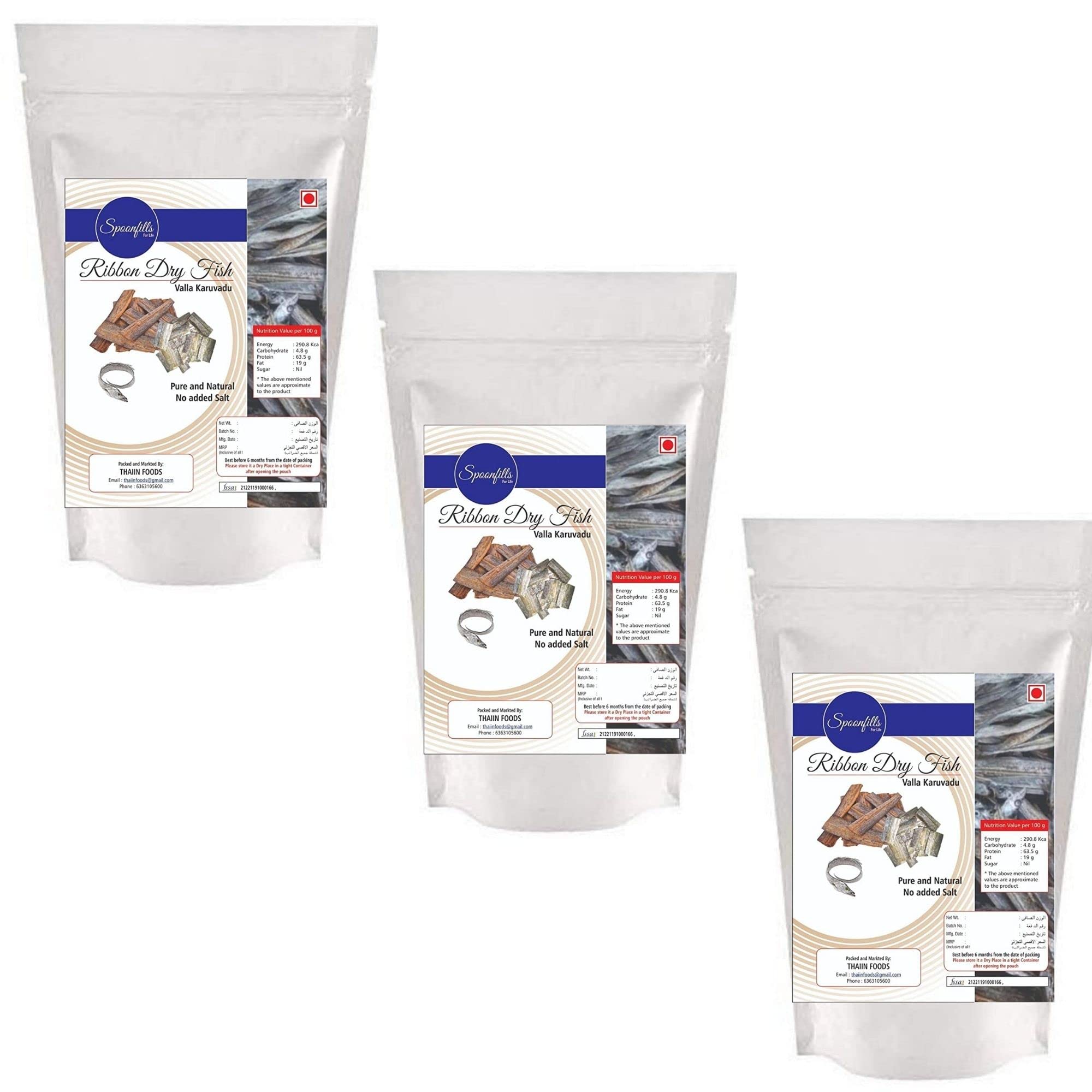 Buy Spoonfills For Life Rameswaram Dry Ribbon Fish Ready to Cook Fully ...