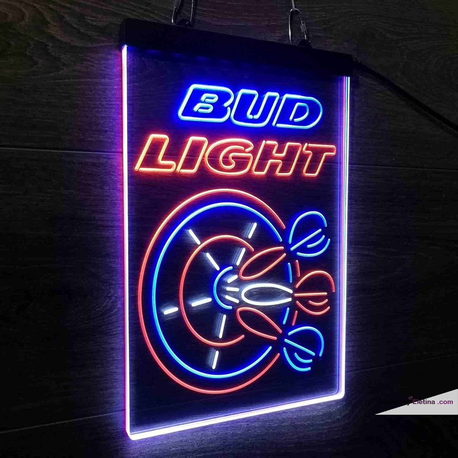 Personalized Bar Party Wedding Gift Custom Signs Buds Led Dart Beer ...