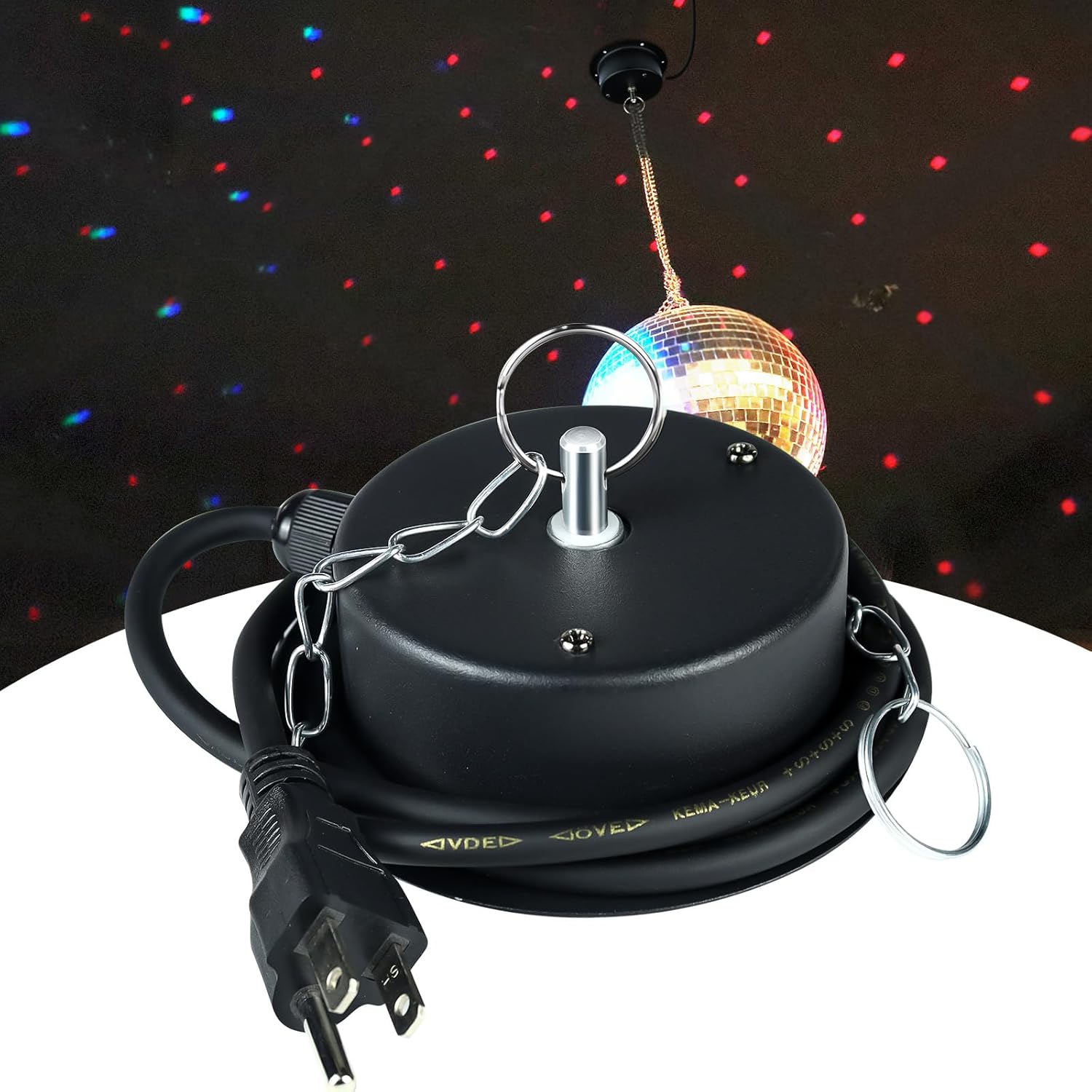 Amazon.com: 2.5RPM Disco Ball Motor Heavy Duty Mirror Ball Electric ...