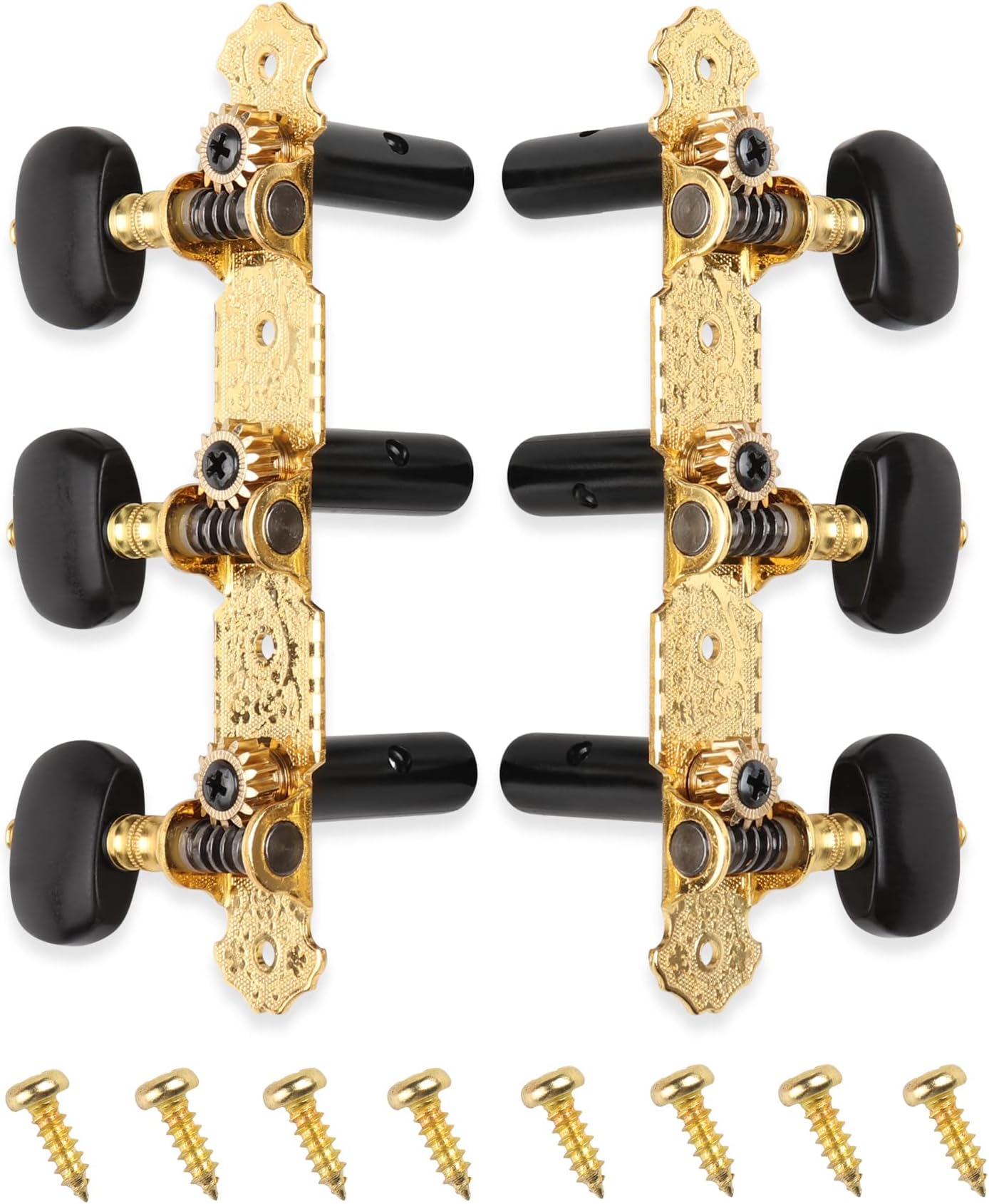 Amazon.com: Lovermusic Guitar Tuner Machine Head Buttons White Pearl ...