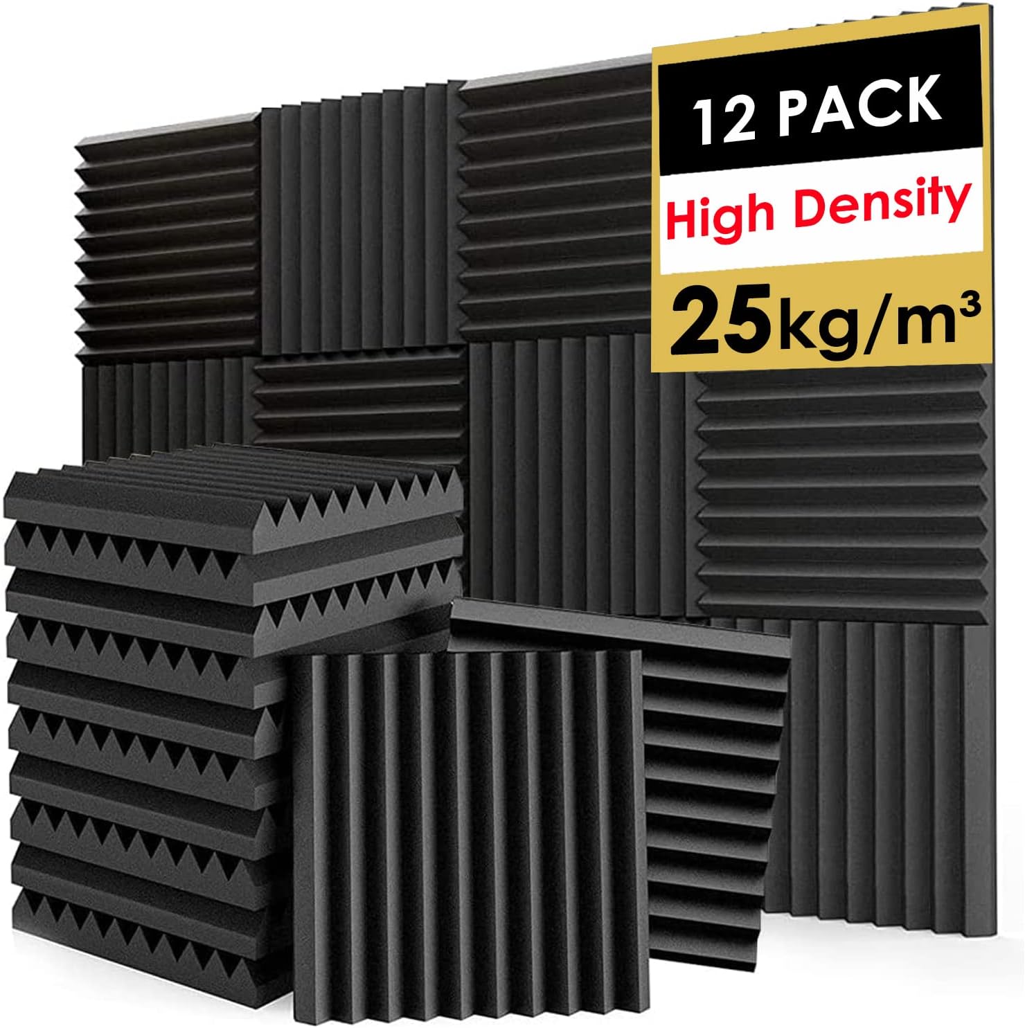 Amazon.com: Sonic Barrier 1/2" Acoustic Sound Damping Foam with PSA 18 ...
