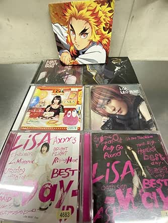 Amazon.co.jp: LiSA Best Album + Album CD + CD + Single CD Total Set of ...