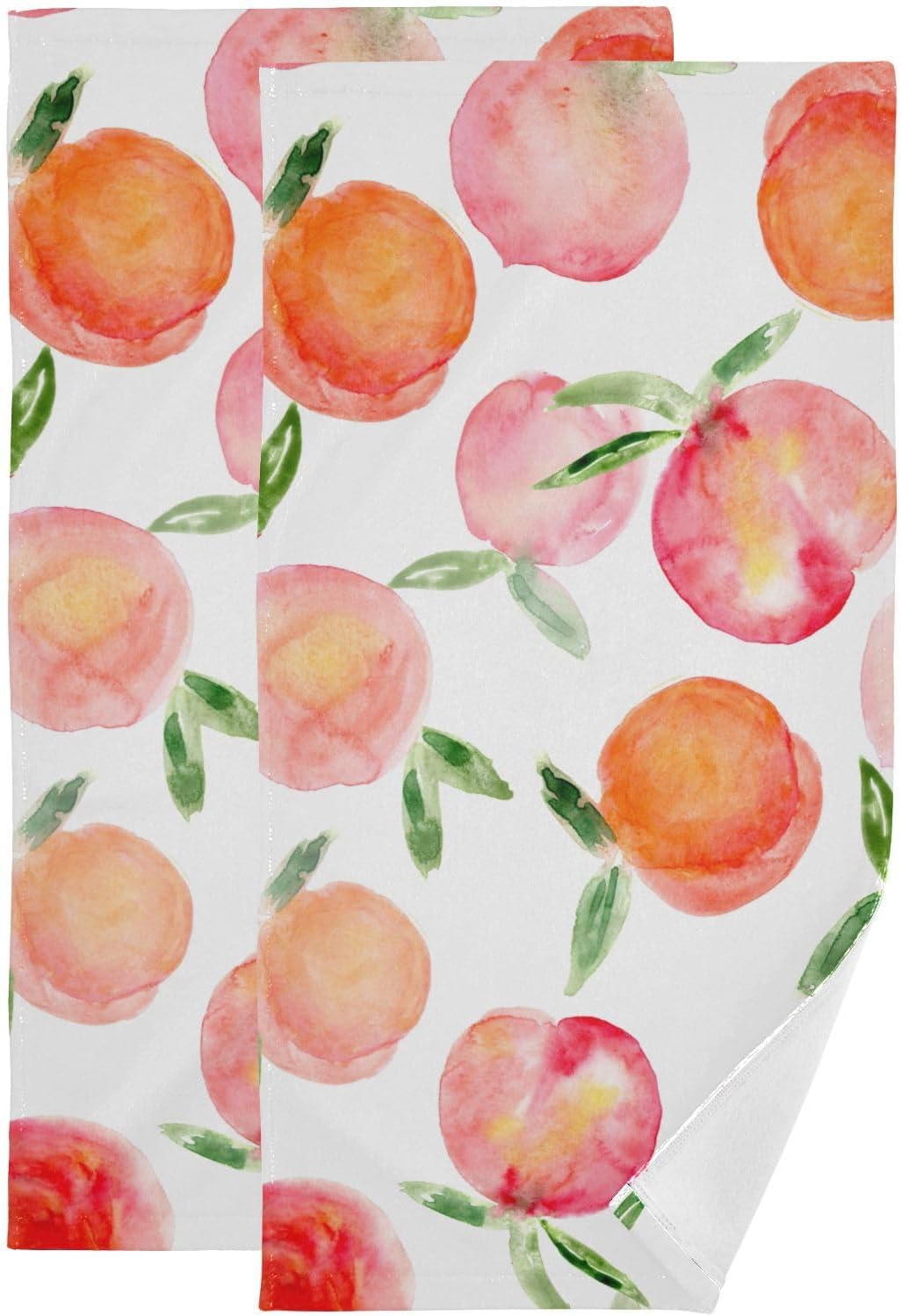 Amazon.com: PATINISA Pink Peach Hand Towels for Bathroom Set of 2 ...
